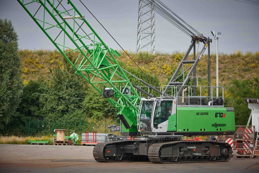 Sennebogen E-series duty-cycle crawler cranes