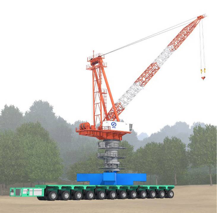Shimizu developing ‘Japan’s largest movable tower crane’