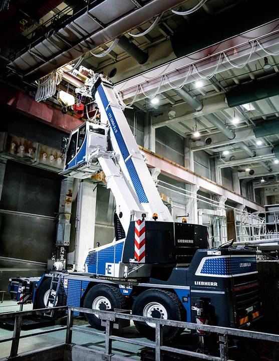 Liebherr LTC 1050-3.1 crane now available with electric power