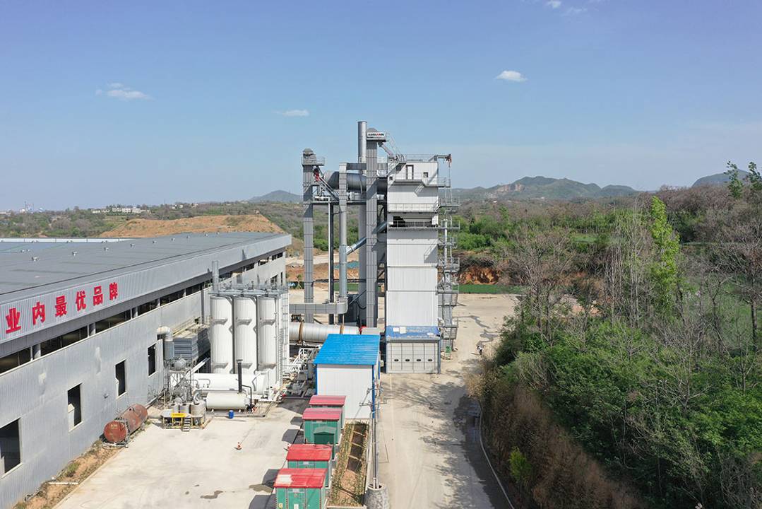 Ammann asphalt plant brings recycling technology to central China